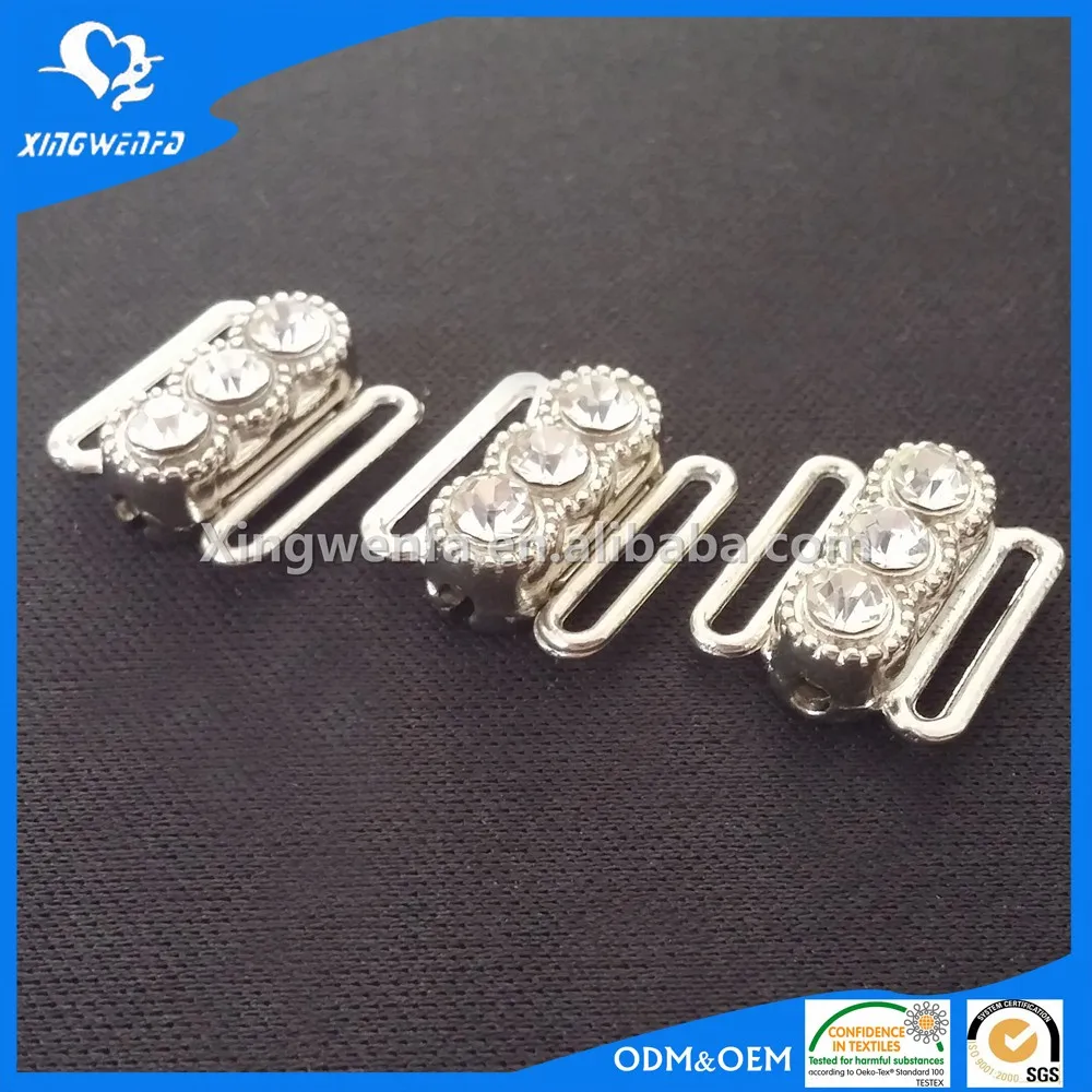 White Plastic Buckle Nursing Bra Clasp Front Closure 15mm 18mm 19mm ...