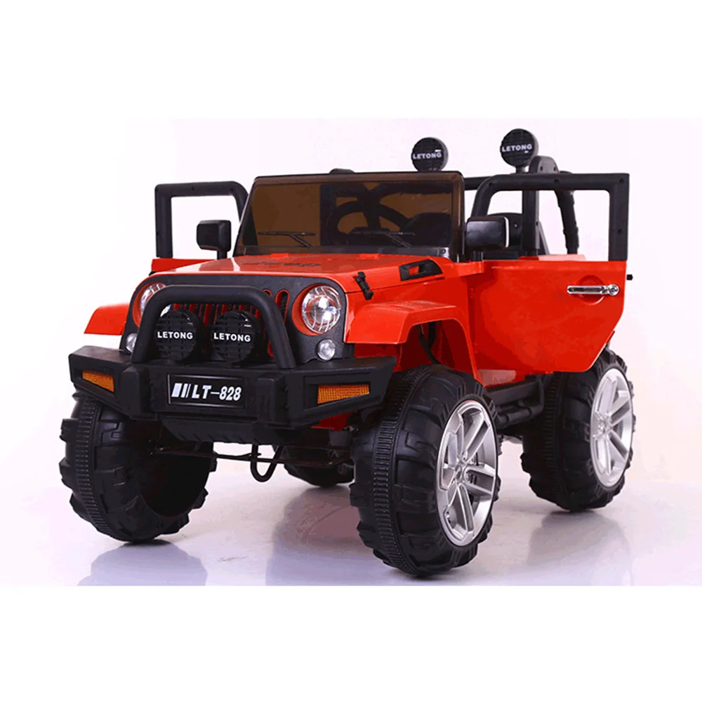 Baby Convertible Car Ride On Toys Double Seats Jeep Kids Electric Car ...