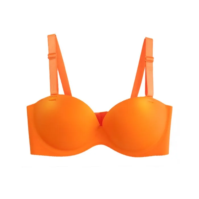 Women Breathable Seamless Bra 10 Colors Push Up Wireless Two Piece Bra ...