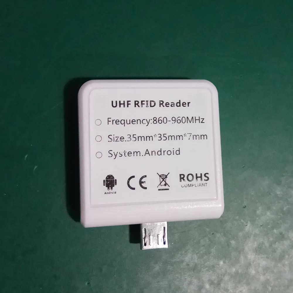 865-868mhz Epc Gen2 Uhf Rfid Mini Usb Otg Pocket Reader Writer Support Android Mobile - Buy ...