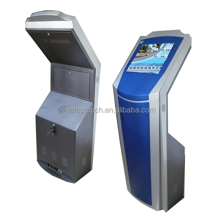17-inch Kiosk Stand Pc With Touch Screen Terminal For Advertising ...