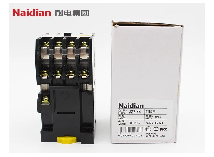JZ7-44 Contactor-Type Relay DC110V for Automation