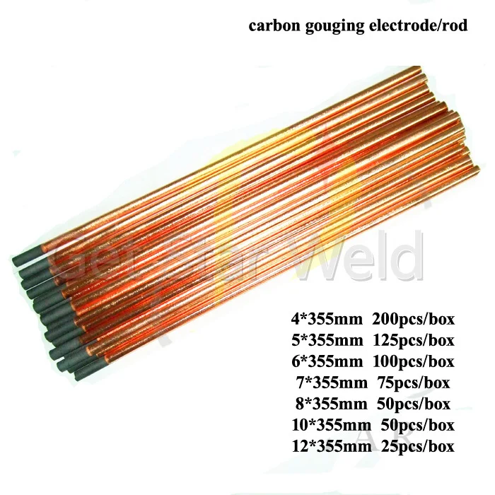 Coated Carbon Gouging Electrode/rod/welding Carbon Gouging Electrode ...