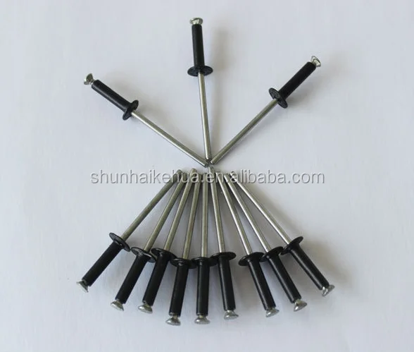 5x25mm Aluminium Black Color Flower Rivets - Buy Pop Rivet Colored ...