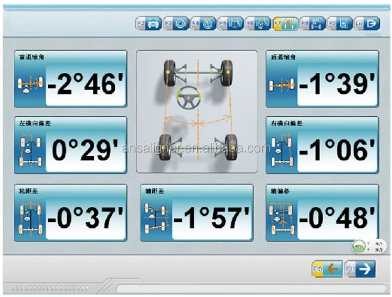 Portable Wheel Alignment Machine,Manual Wheel Alignment Equipment As ...