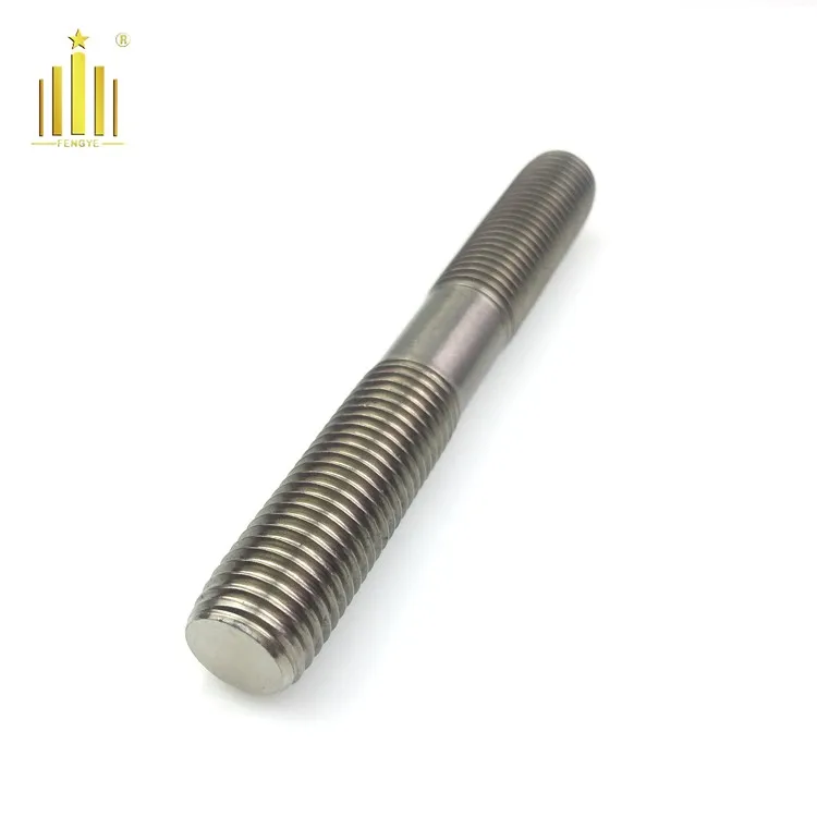 Din 938 Standard Threaded Rod Stud Bolt Round Shape Double Ended Hex ...