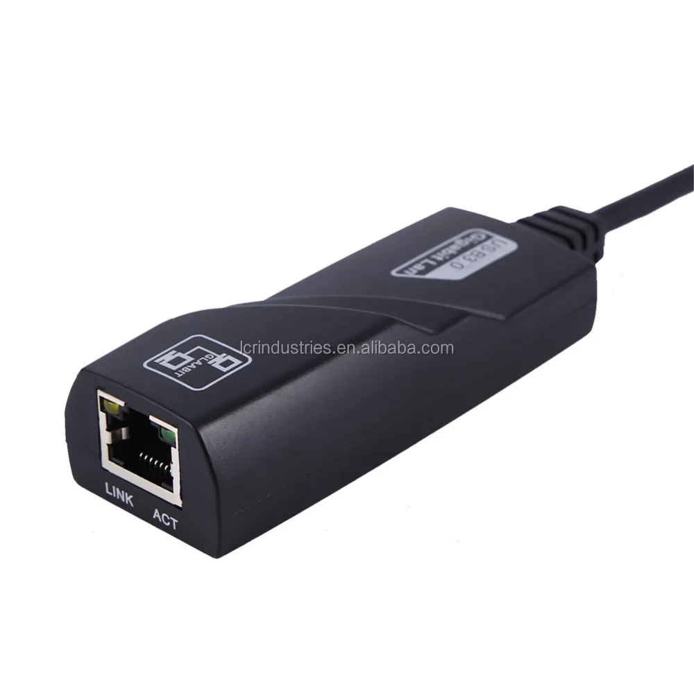 USB 3.0 to RJ45 Gigabit Ethernet LAN Adapter Cable for Laptop