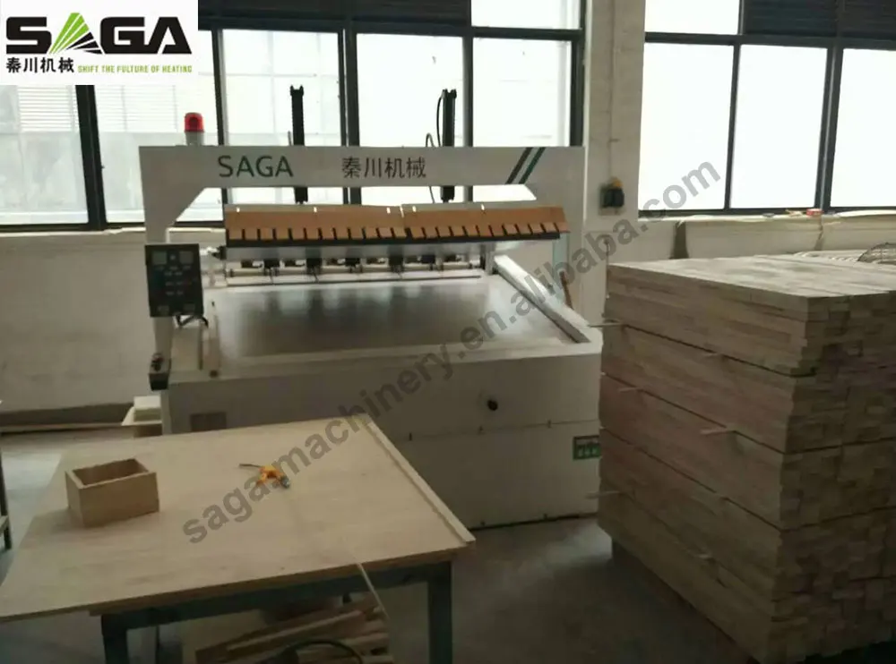 Sloped Working Platform High Frequency Wood Board Jointing Machine ...