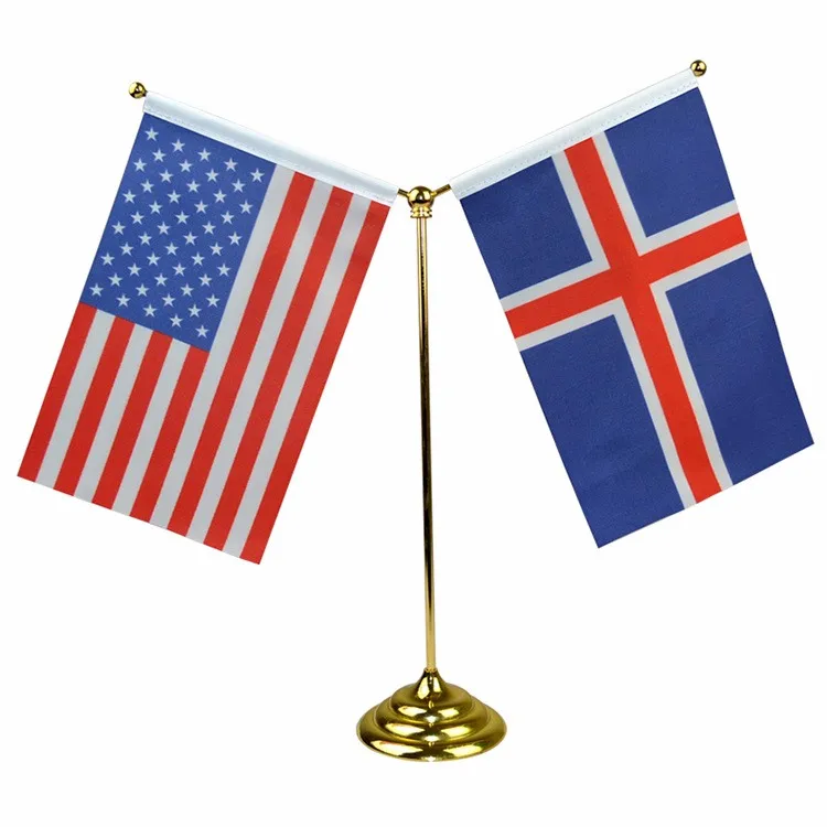 Two Flags Table Top Flag Stand - Buy Table Flag,Table Flag Stand,Flag ...