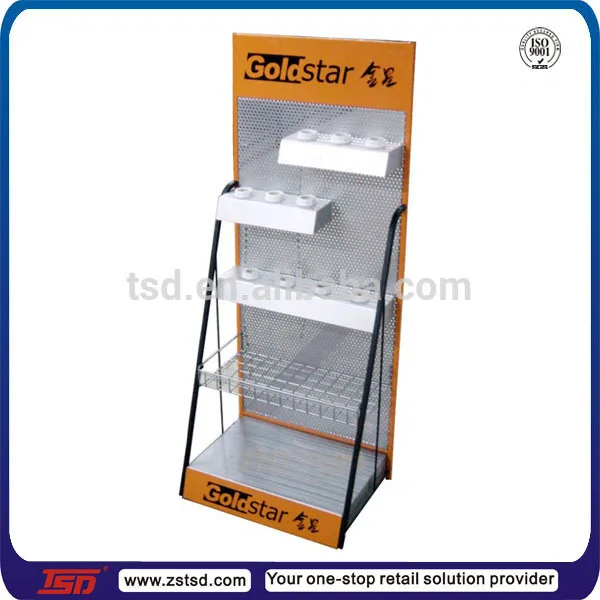 Floor Metal Display Shelf For Led Light,Bulb Tester,Light Bulb Display ...