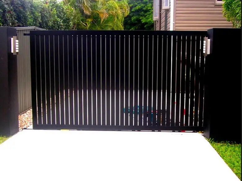 Easy Set Fashional Aluminum Slat Driveway Gate Designs - Buy Aluminum ...