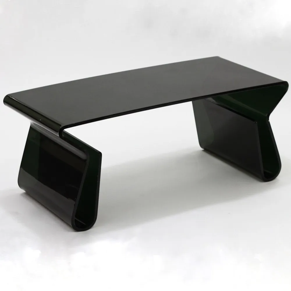 Black Acrylic Coffee Table - Modern Lucite Furniture