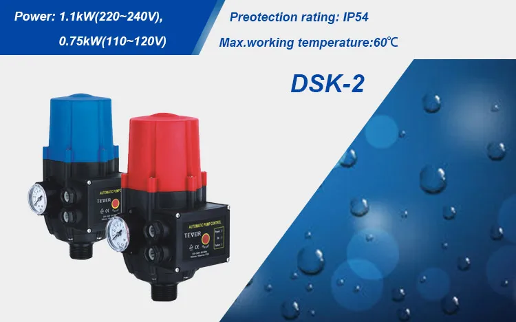 Dsk 2 Water Pump Controller Automatic Pressure Switch - Buy Pressure Switch Product on Alibaba.com