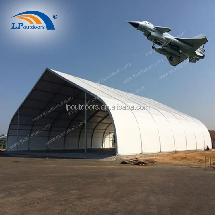 Outdoor Large Curved Aircraft Hangar Hall Marquee Tent For Event - Buy ...
