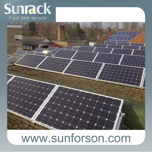Fixed Ballast Flat Roof Solar Pv Panel Mounting/mounts System - Buy ...