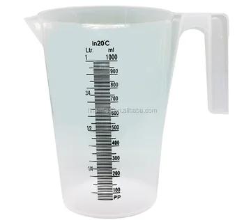 1 Gallon Plastic Measuring Cup Batavia Restaurant Supply