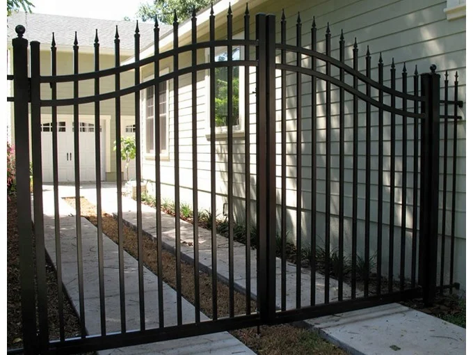 Luxury High Quality Aluminum Alloy Garden Gate With Motor,Courtyard ...