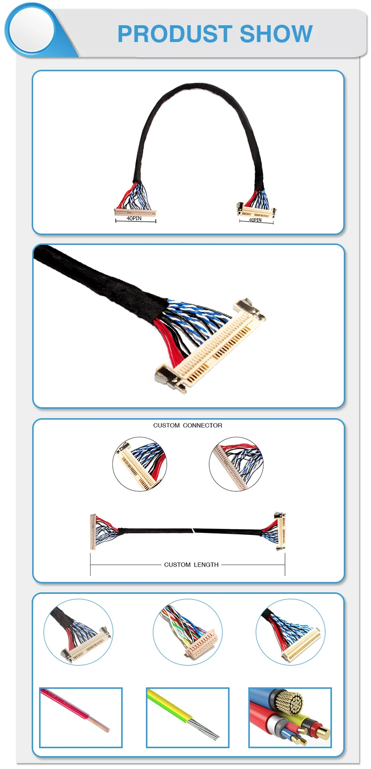 30 Pines Conector Lvds Mini Itx Motherboard Connector Cable To Hdmi To ...