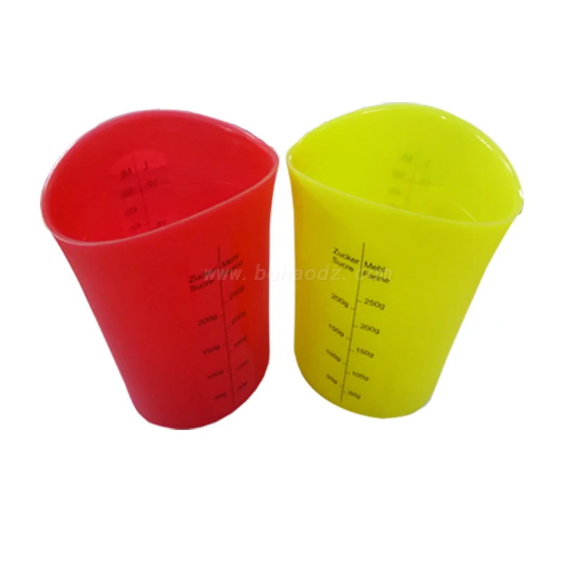 Kitchenware Disposable Digital Silicone Rubber Measuring Cup Jug Cat ...