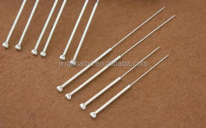 Design And Processing 999 Sterling Silver Acupuncture Needle 925 ...