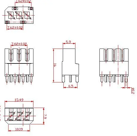 3.81mm Krone-Idc Connector - Reliable PCB Terminal Blocks