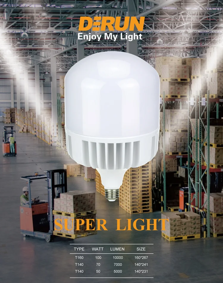Led T Bulb High Output T160 100w 10000lm Commercial Residential Bulb ...
