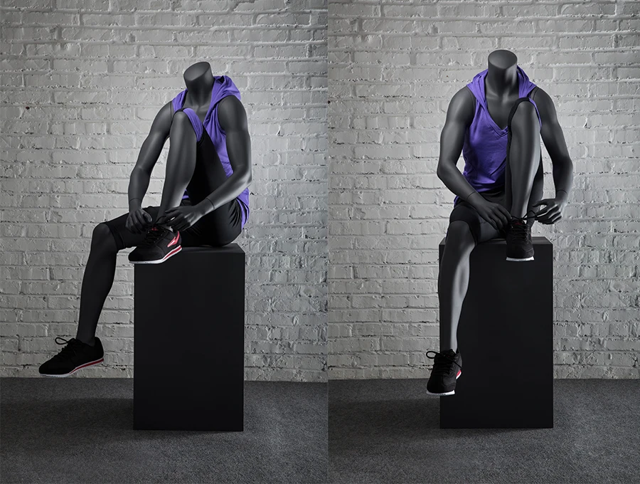 Female Sports Model Muscle Woman Mannequin Props Athletic