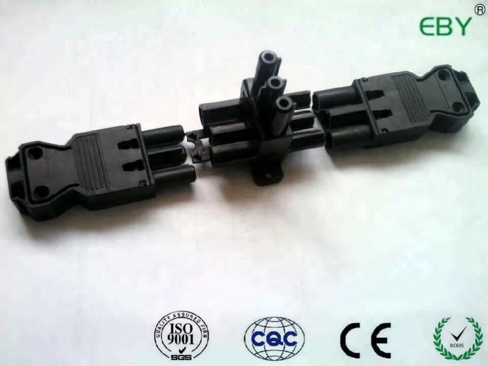 3 Poles L Shape Vde Male Female Pluggable Terminal Block Wire Connector ...