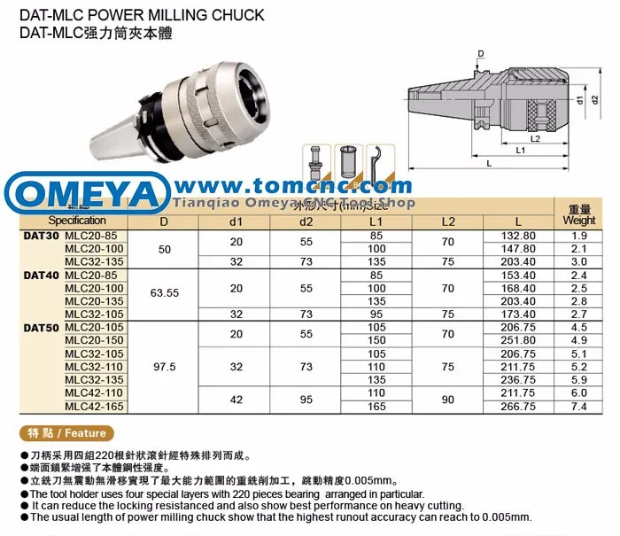 Cnc Manufacturing Bt 20 Tool Holder C32 Er Hsk Series - Buy Bt 20 Tool ...