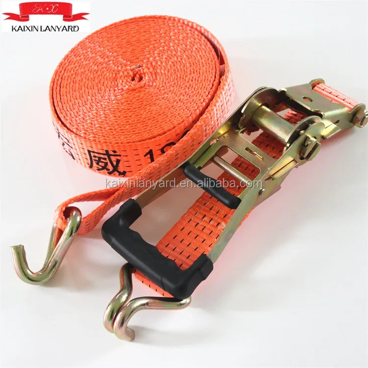 Polyester Webbing Sling With Rachet Buckle & J Hook - Buy Polyester ...