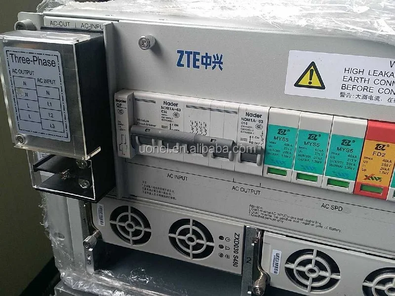 ZTE power supply -48V/30A ZXDU58 B121 power system Up to 120A ZTE B121 ...