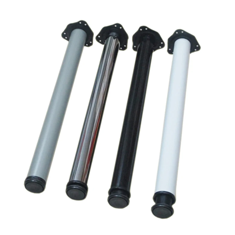 Brushed Steel Furniture Legs Adjustable Height Table Legs Desk Legs Vt ...