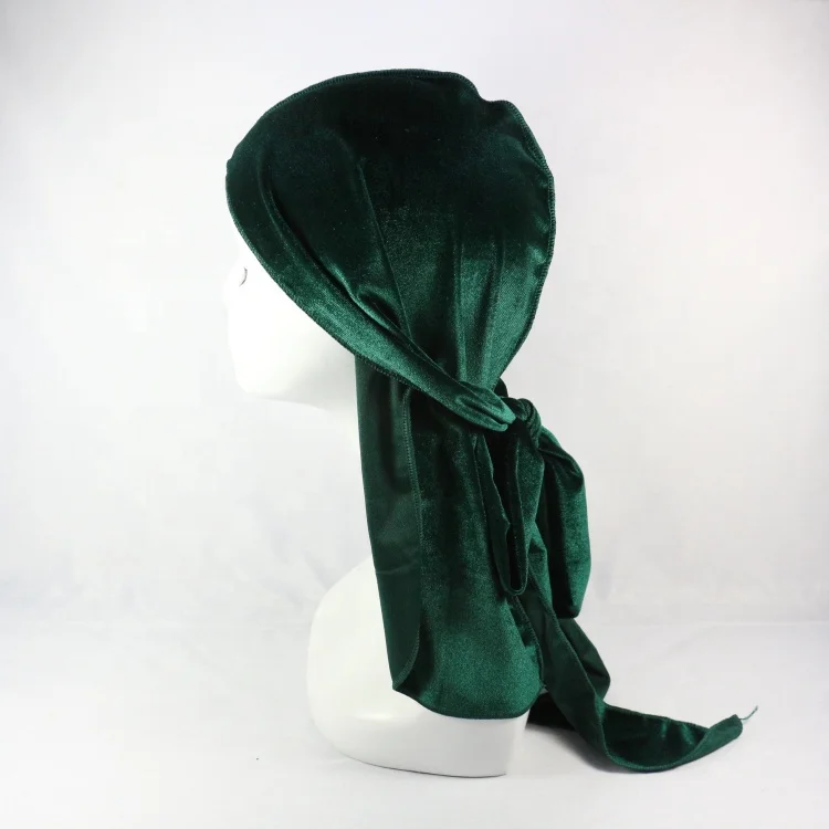 Hzm-18113 Custom Velvet Durag Multi Color For Your Choice Long Tail ...