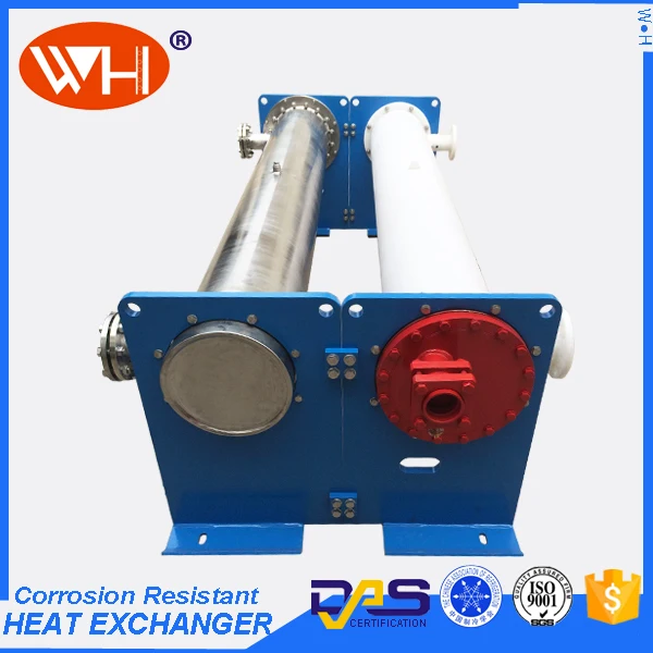 Special titanium pvc condenser 100 kw,marine engine water heat ...