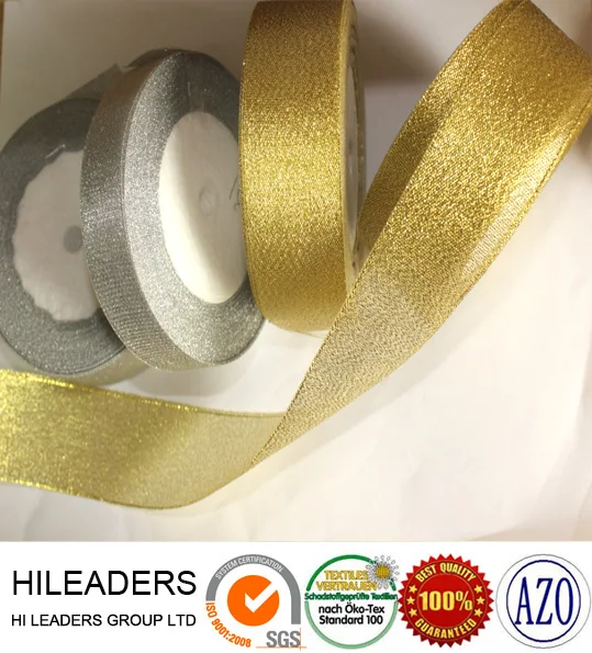 Mr821 Decorative Metallic Ribbon Metallic Glitter Ribbon - Buy ...