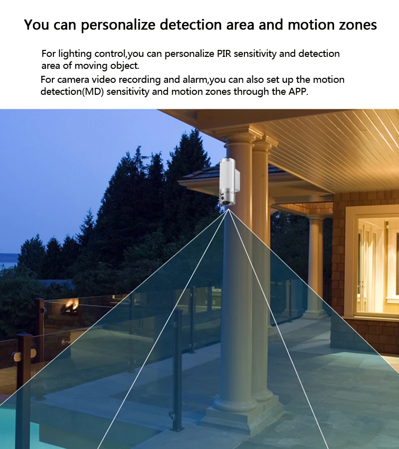 Home Security Porch Lights Smart Wifi Ip Camera With Intelligent Ai ...