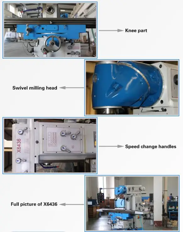 X6436 Swivel Head Universal Milling Machine For Sale - Buy Universal ...