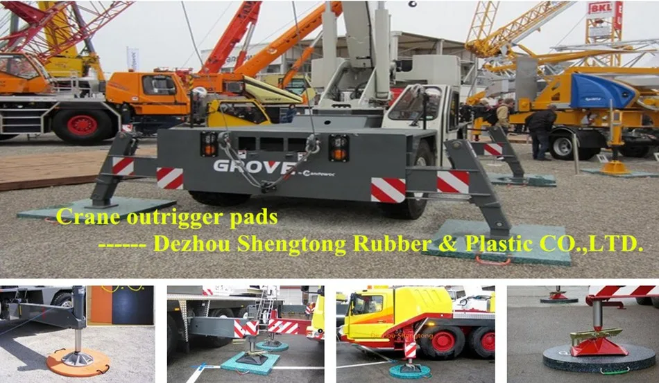 Uhmw Pad Outrigger Upe/hdpe/pehd/pe 100% Material Lorry Crane /used ...