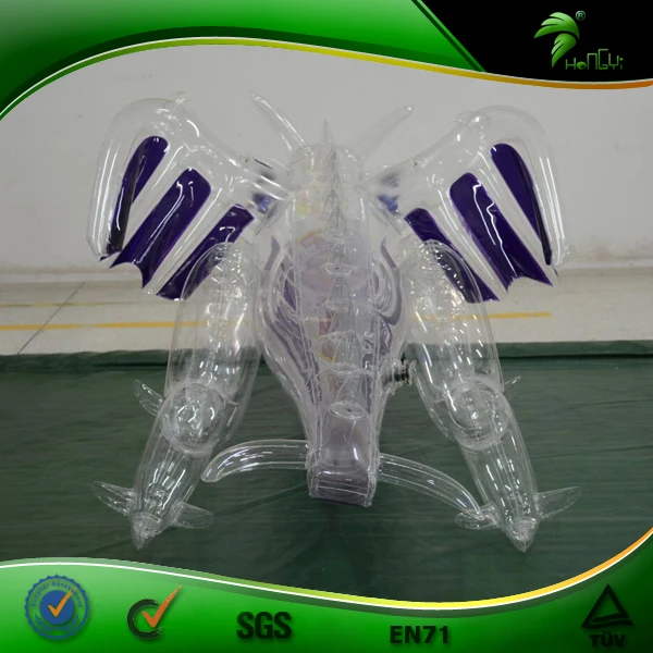 Inflatable Transparent Dragon Sea Animal Swimming Pool Float With ...