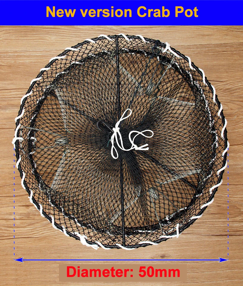 Mesh Stainless Steel Fishing Round Trap Wire Round King Crab Pot - Buy ...