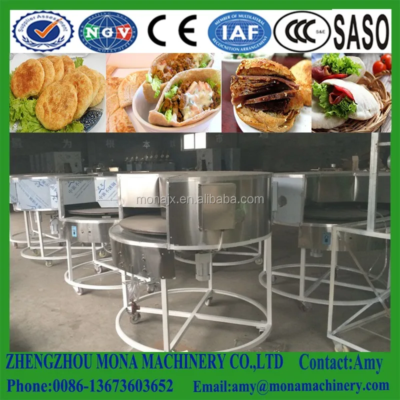Commercial Rotating Flat Naan Bake Making Electric Gas Tandoor Lebanese ...
