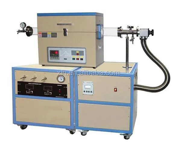Laboratory Use Cvd Machine Double Heating Zones Cvd/pvd Coating Furnace ...