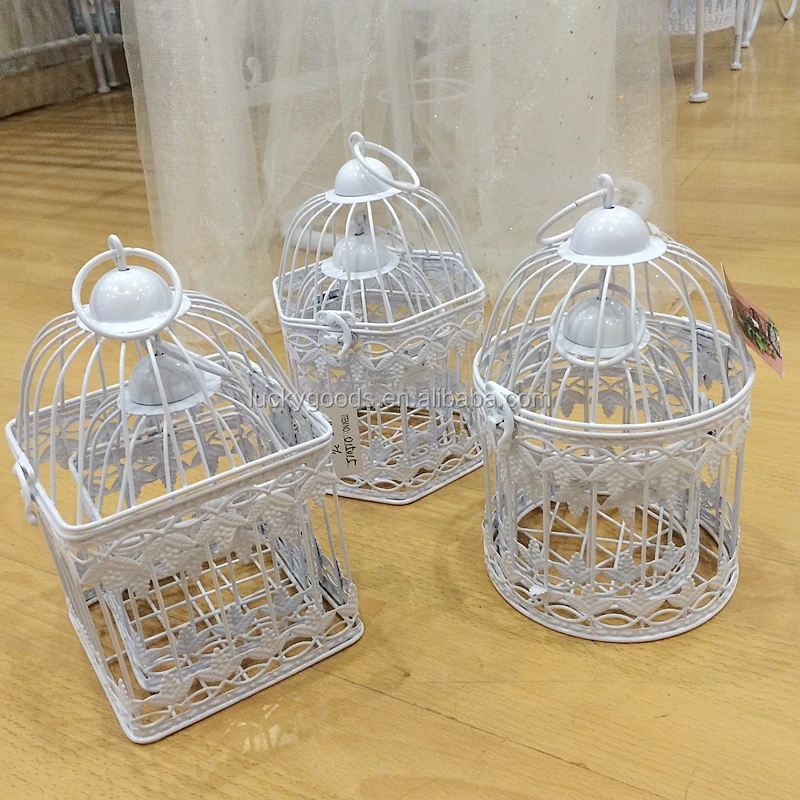 Hanging Small Decorative Iron Wire Bird Cage Wholesale - Buy Iron Wire ...