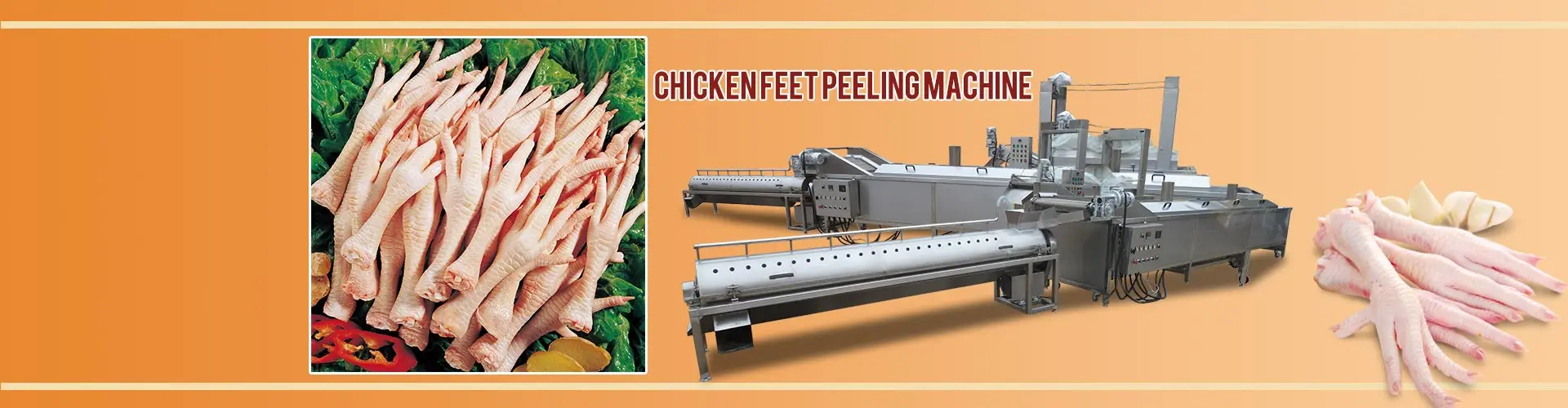 Efficient Chicken Feet Processing Line - High Productivity