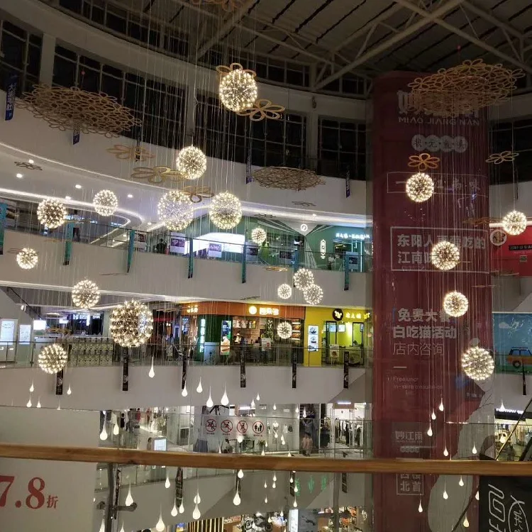 LED Fire Ball Pendent Lamp for Event Weddings Decoration