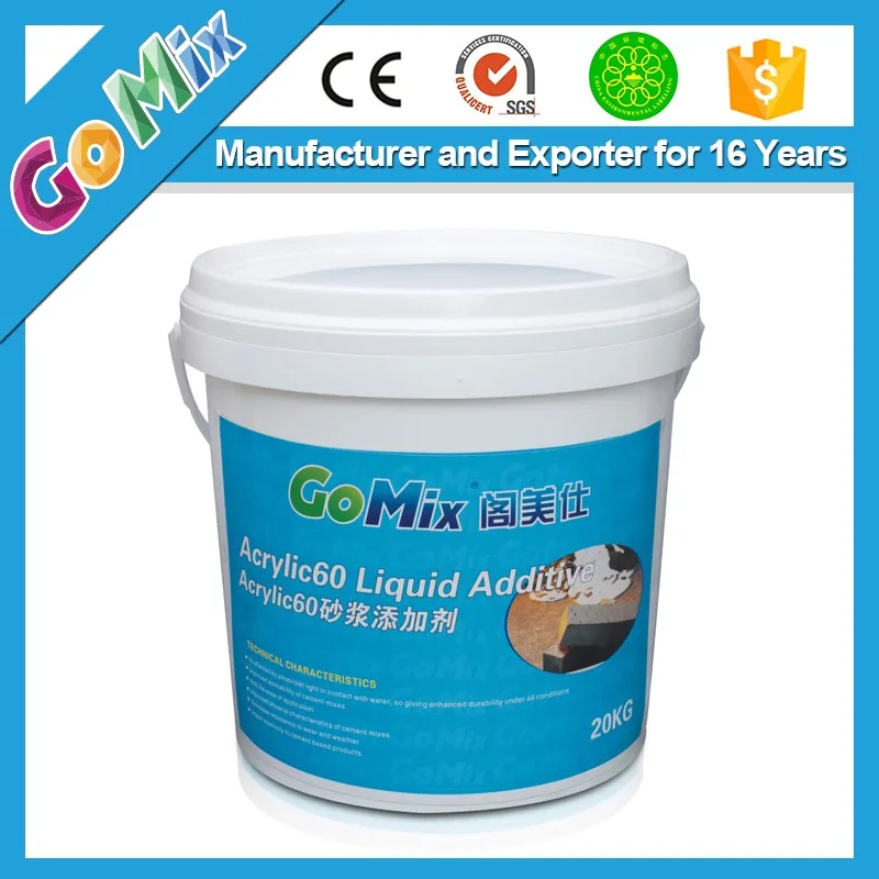Acrylic60 Liquid Additive - Enhance Mortar Flexibility