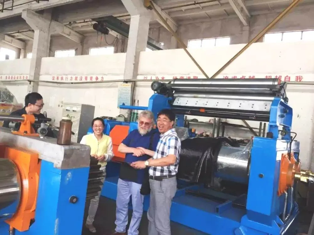 Open Type Two Roll Rubber Open Mixing Mill Machine For Rubber ...