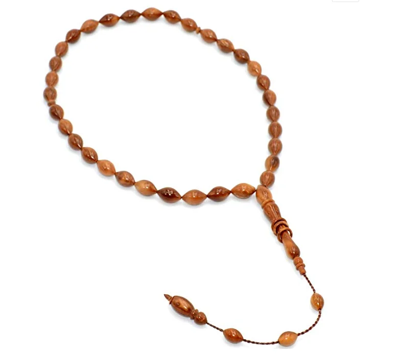 Elegant Islamic Tesbih, 33 Count Tasbih Prayer Beads, Misbaha - Haji ...