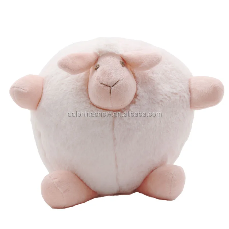 Oem Round Baby Plush Animal Sheep Stuffed Lamb Toys Kid Educational Toy ...