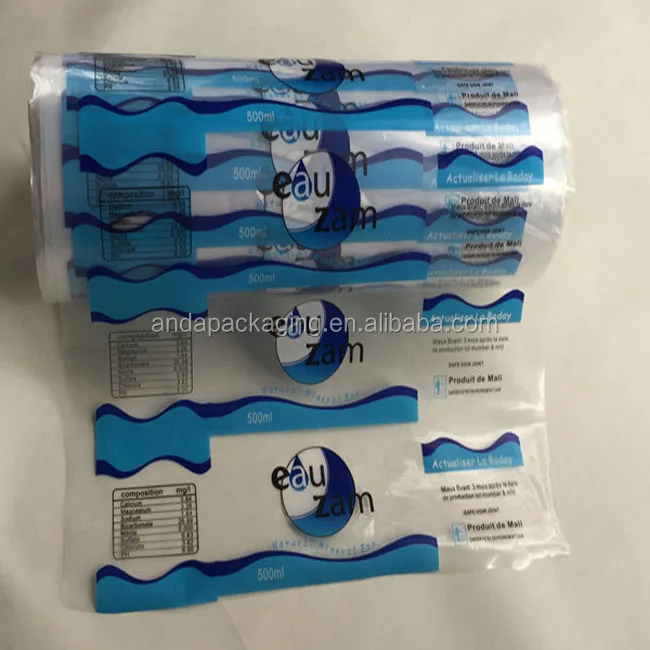 LDPE Plastic Film Roll for Water Sachet 500ml - Durable & Biodegradable